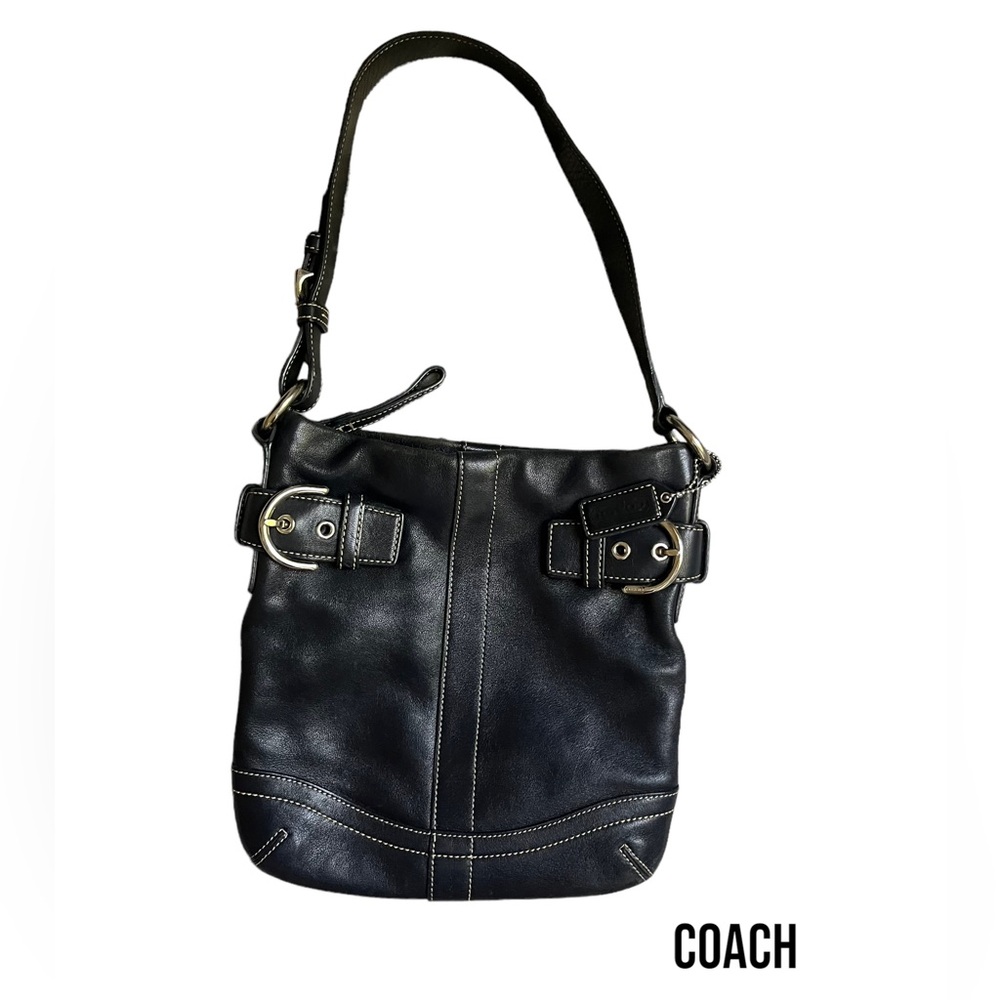Coach Slim Soho Black Leather Shoulder Bag F05s-1453 - Gem